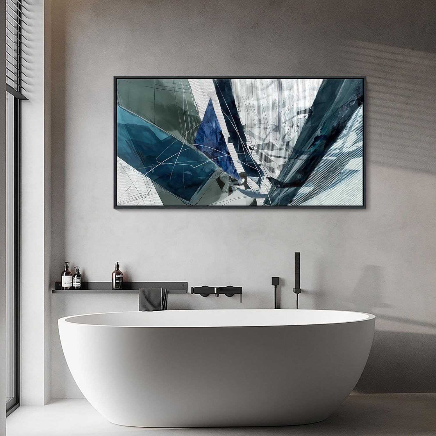 AVOI Modern Canvas Wall Art Abstract Picture for Living Room Wall Decor for Office and Home ...