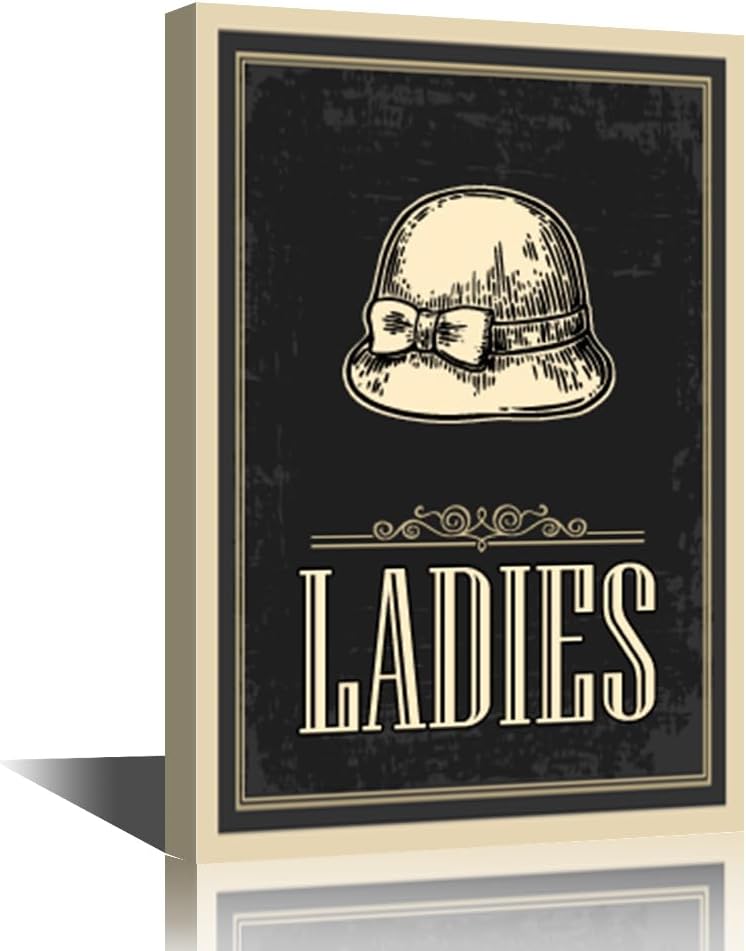AVOI Modern Wall Art Ladies Signage Posters and Prints for Home Hotel ...