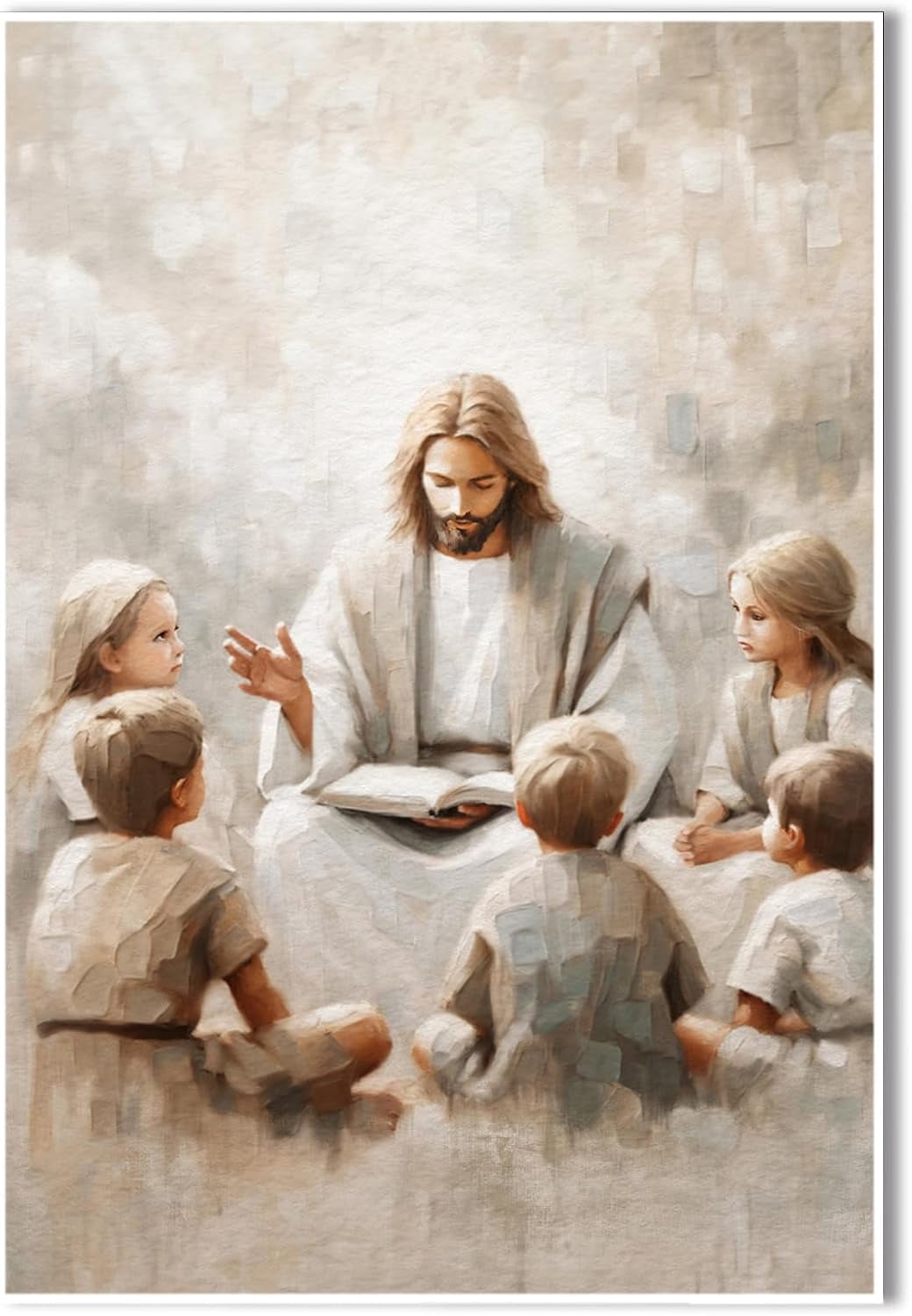 AVOI Mormon Art Christian Art Jesus Teaching Children Print Jesus Wall ...