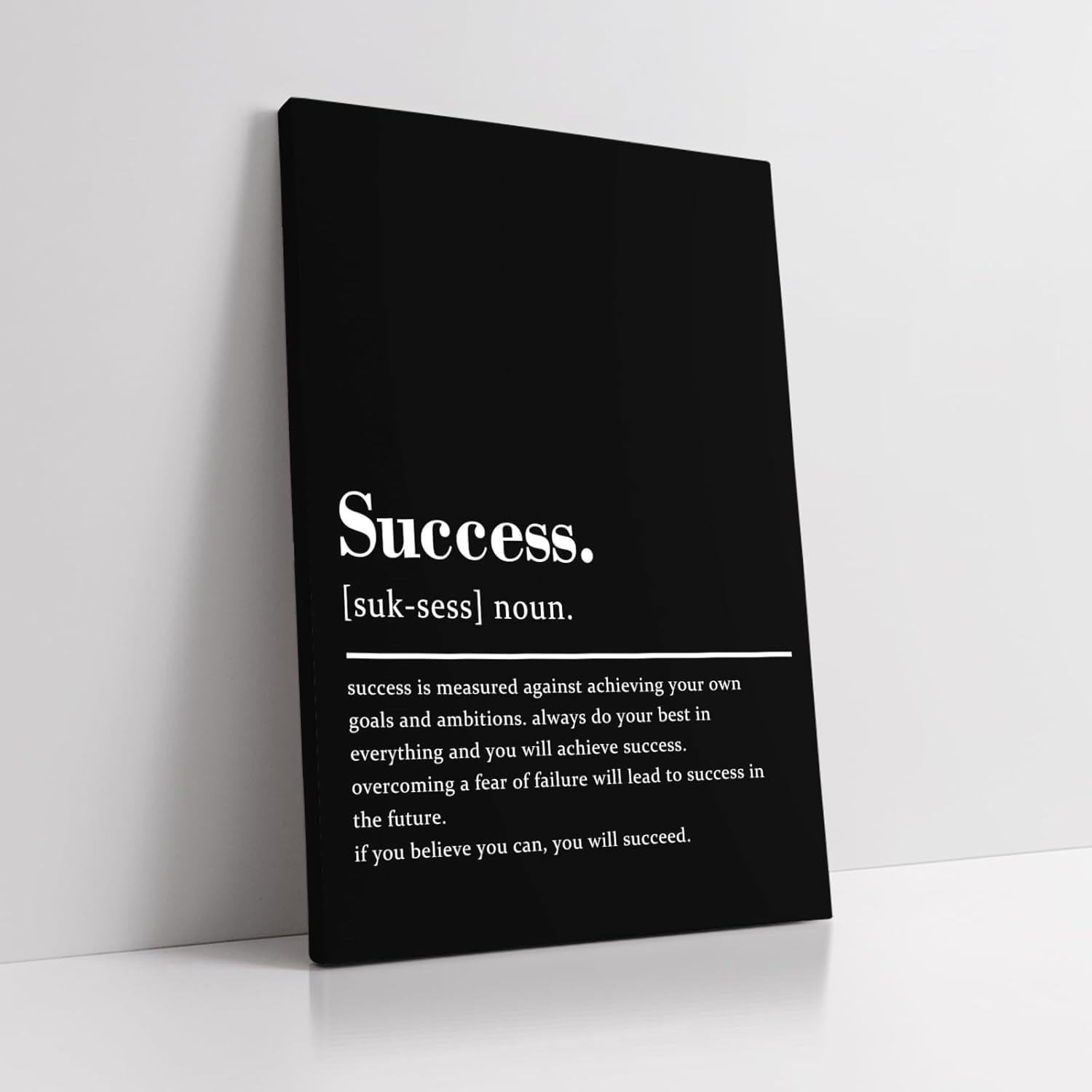 AVOI Motivational Canvas Wall Art -Inspirational Entrepreneur Success ...