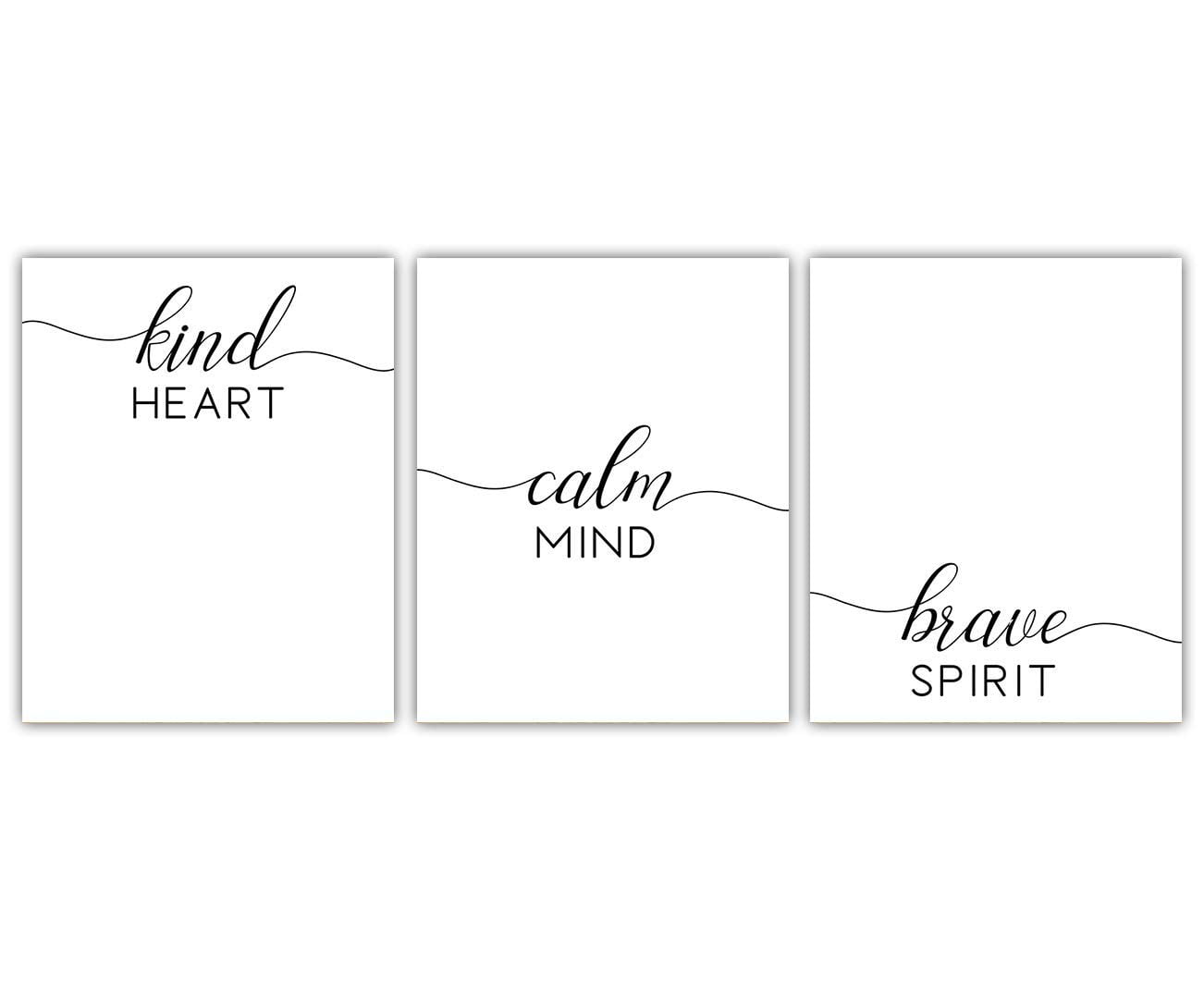 AVOI Motivational Wall Art Office Decor for Men & Women: Kind Heart ...