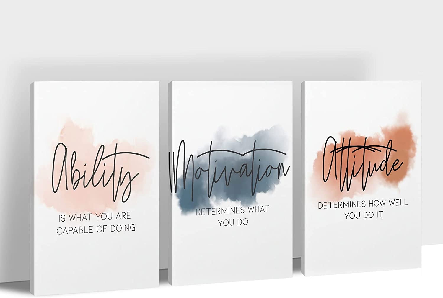 AVOI Motivational Wall Art for Office, Inspirational Quotes Canvas Art ...