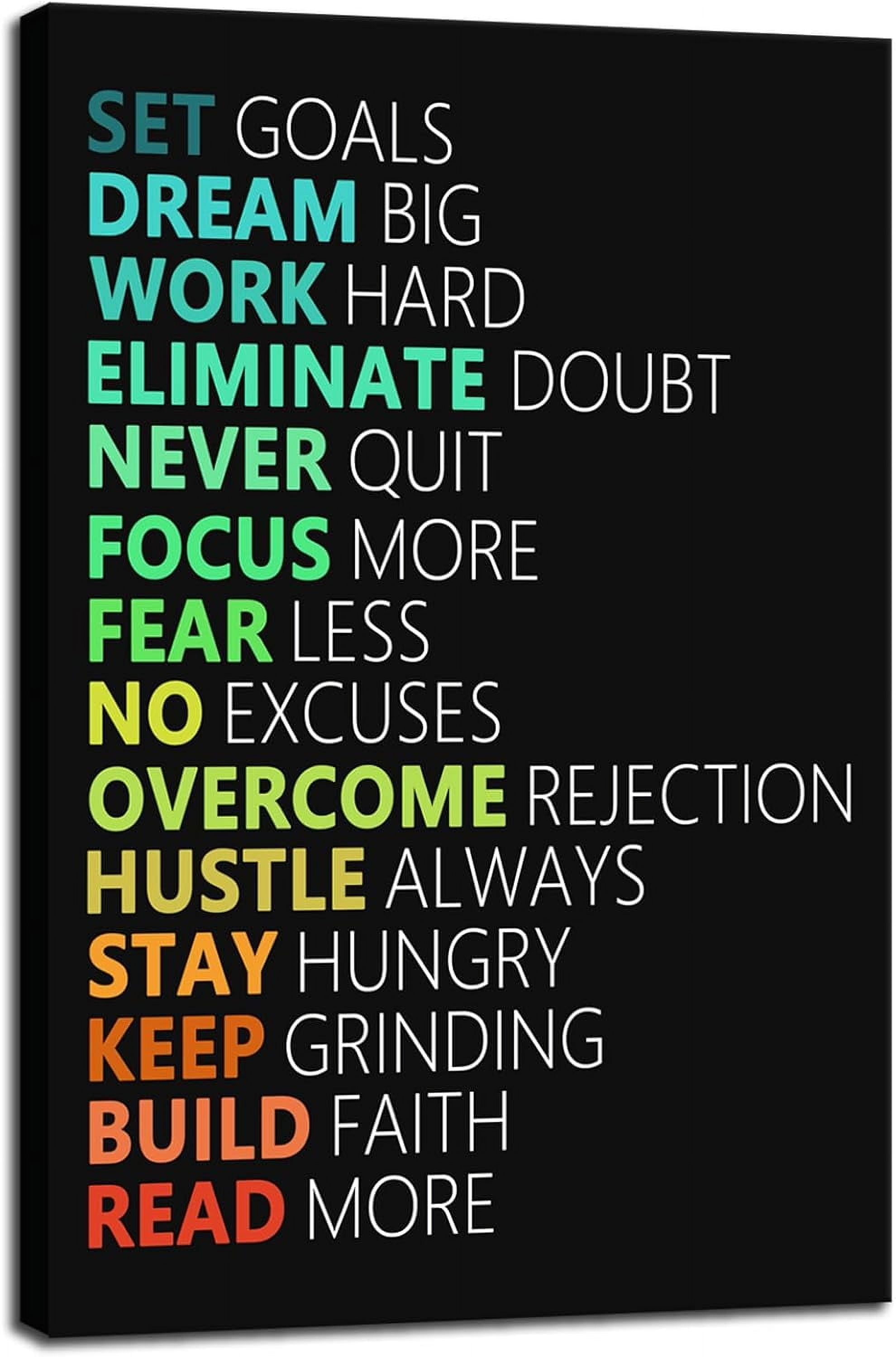 AVOI Motivational Wall Art Positive Affirmation Posters Office Wall ...