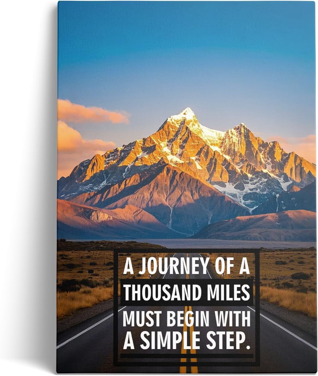 AVOI Motivational Wall Decor Inspirational Quotes Wall Art Landscape ...