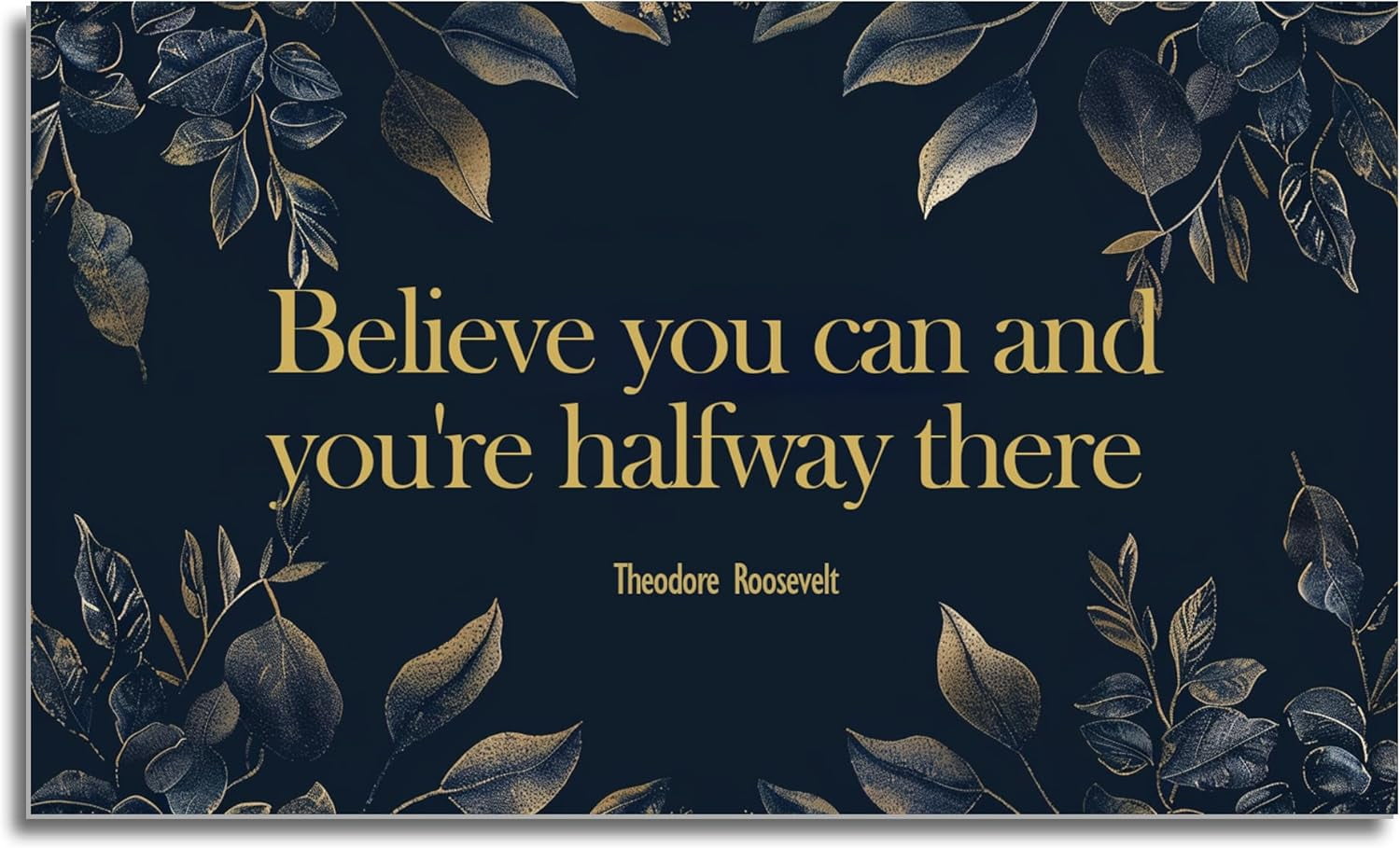 AVOI Motivational Wall Decor Posters - Believe You Can and You're ...