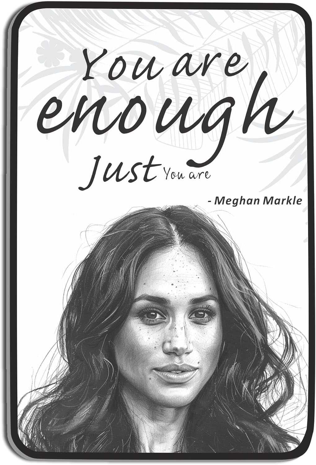 AVOI Motivational Wall Decor Posters - Illusion Framed You Are Enough ...