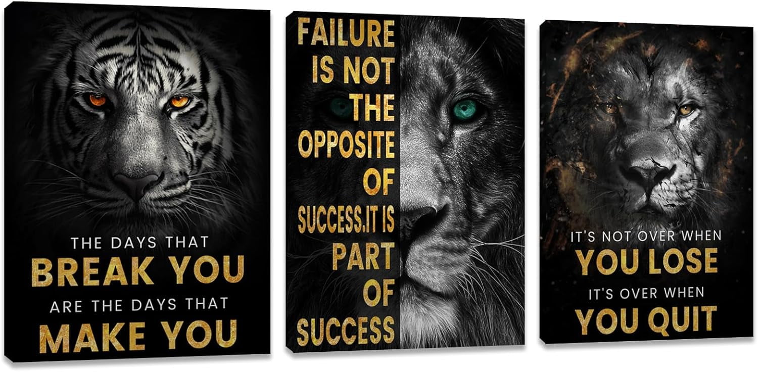 AVOI Motivational Wall Decor Posters Inspirational Wall Art Posters ...