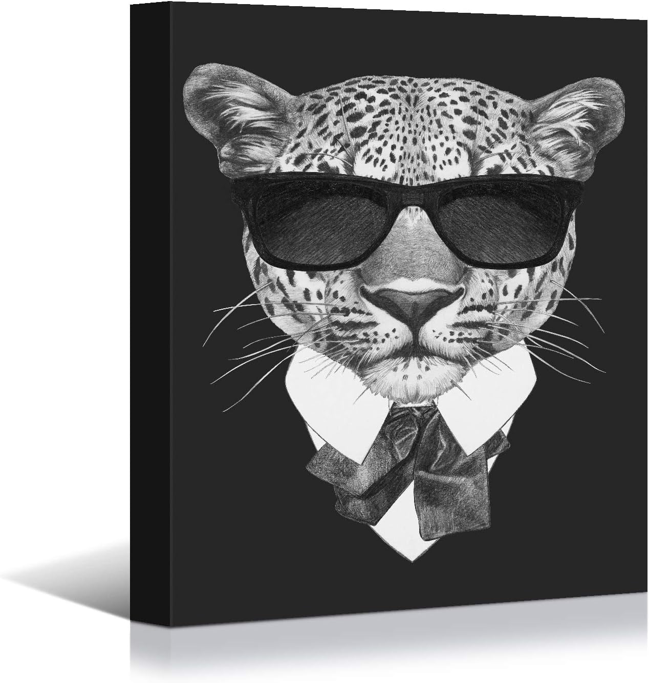 AVOI Mr. Cheetah with Sunglasses and Black Suit Picture Wall Art on ...