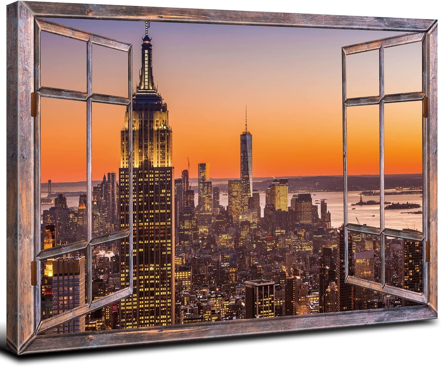 AVOI New York City Canvas Wall Art NYC Skyline Wall Decor for Modern ...