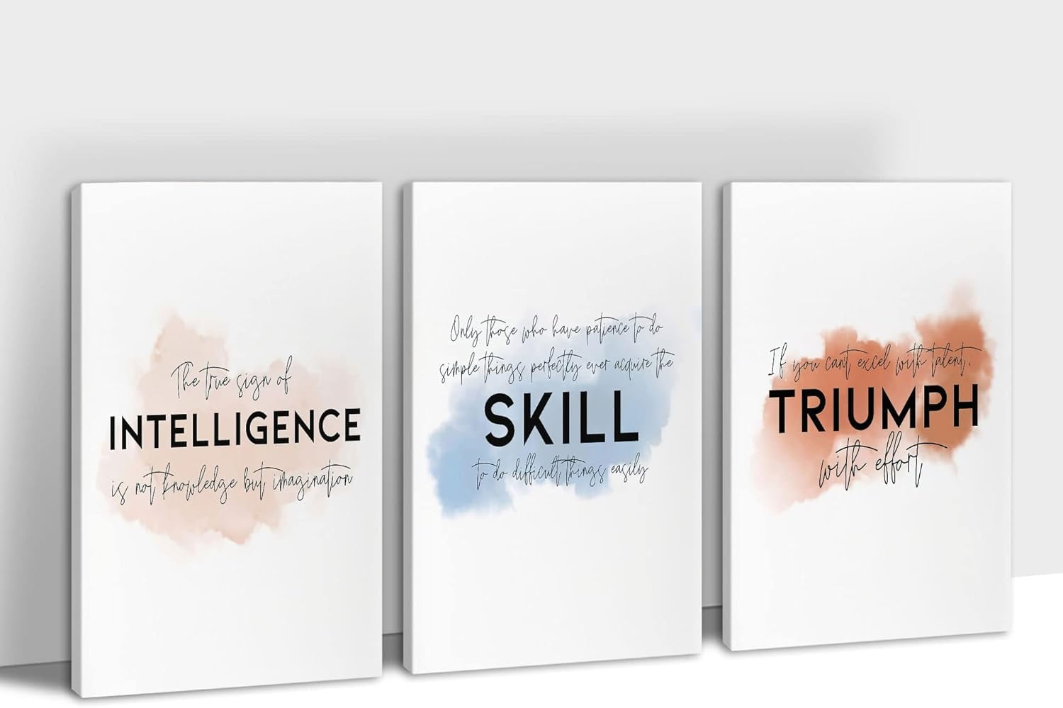 AVOI Office Canvas Wall Art Motivational Wall Decor Intelligence Skill ...