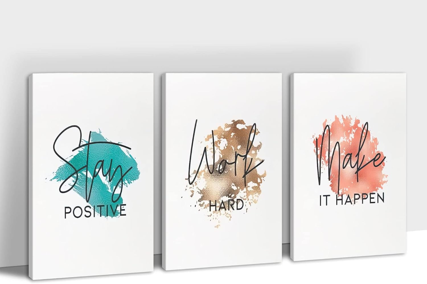 AVOI Office Canvas Wall Art Motivational Wall Decor Stay Work Make ...