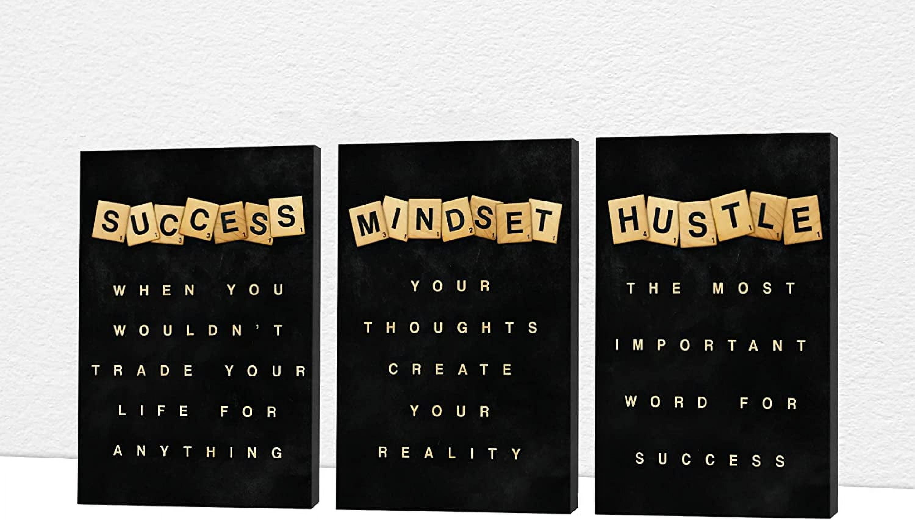 AVOI Office Wall Art Motivational Canvas With Inspirational Quotes for ...