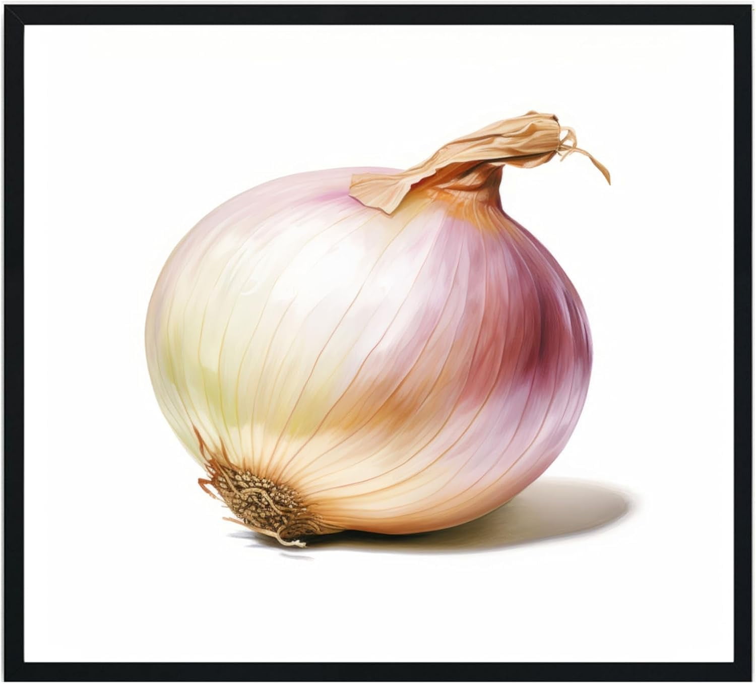 AVOI Onion art print poster, food culinary wall decor, Gourmet Kitchen ...
