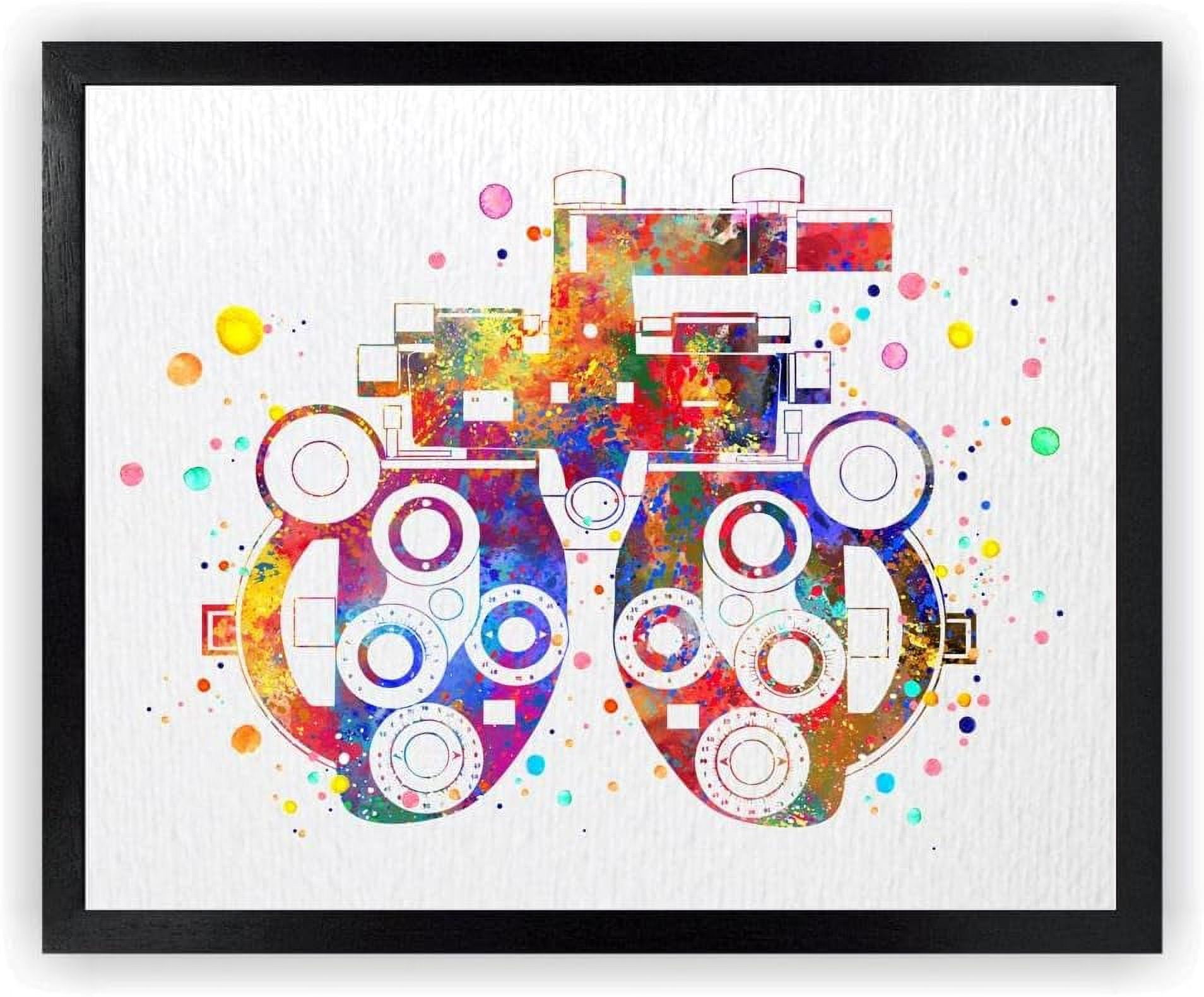 AVOI Optometry Vision Refraction Instrument Watercolor Art Print ...
