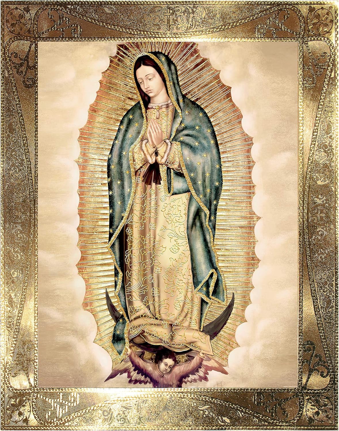 AVOI Our Lady Of Guadalupe Body Portrait Clasic - Religious Wall Art ...