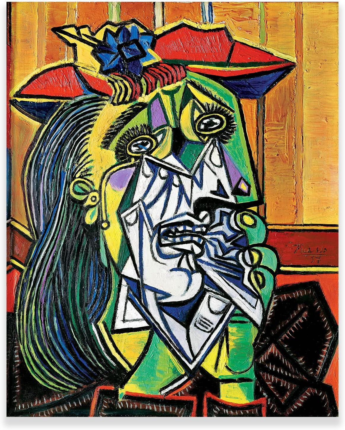 AVOI Pablo Picasso Wall Art-The Weeping Woman Art Prints-Cubism Canvas ...