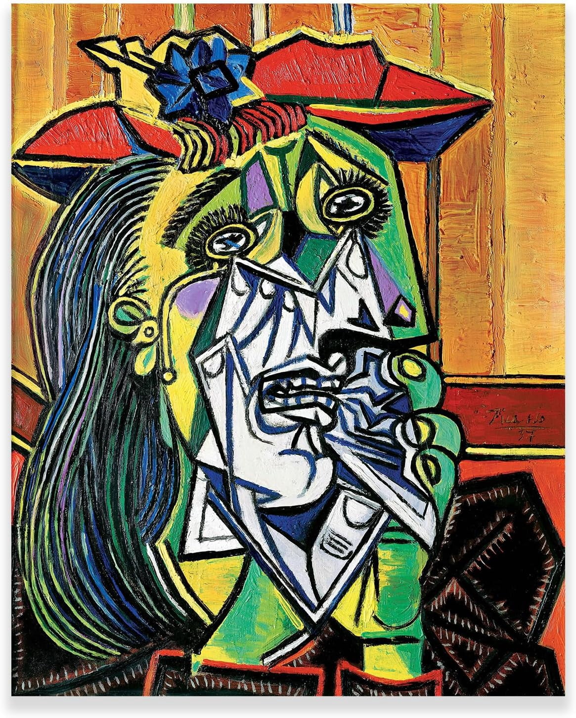 AVOI Pablo Picasso Wall Art,The Weeping Woman Print Poster,Picasso ...