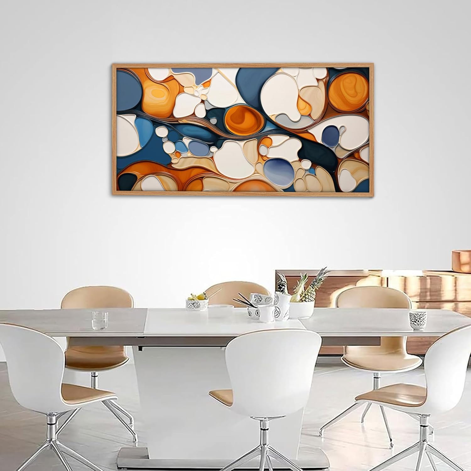 AVOI Paintings - Modern Wall Art Large Abstract Wall Art - Framed Wall ...