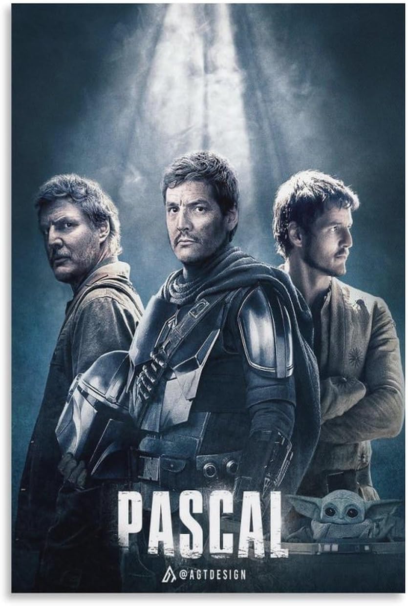 AVOI Pedro Pascal Poster Actor Happy Birthday (50) Art Poster Canvas ...