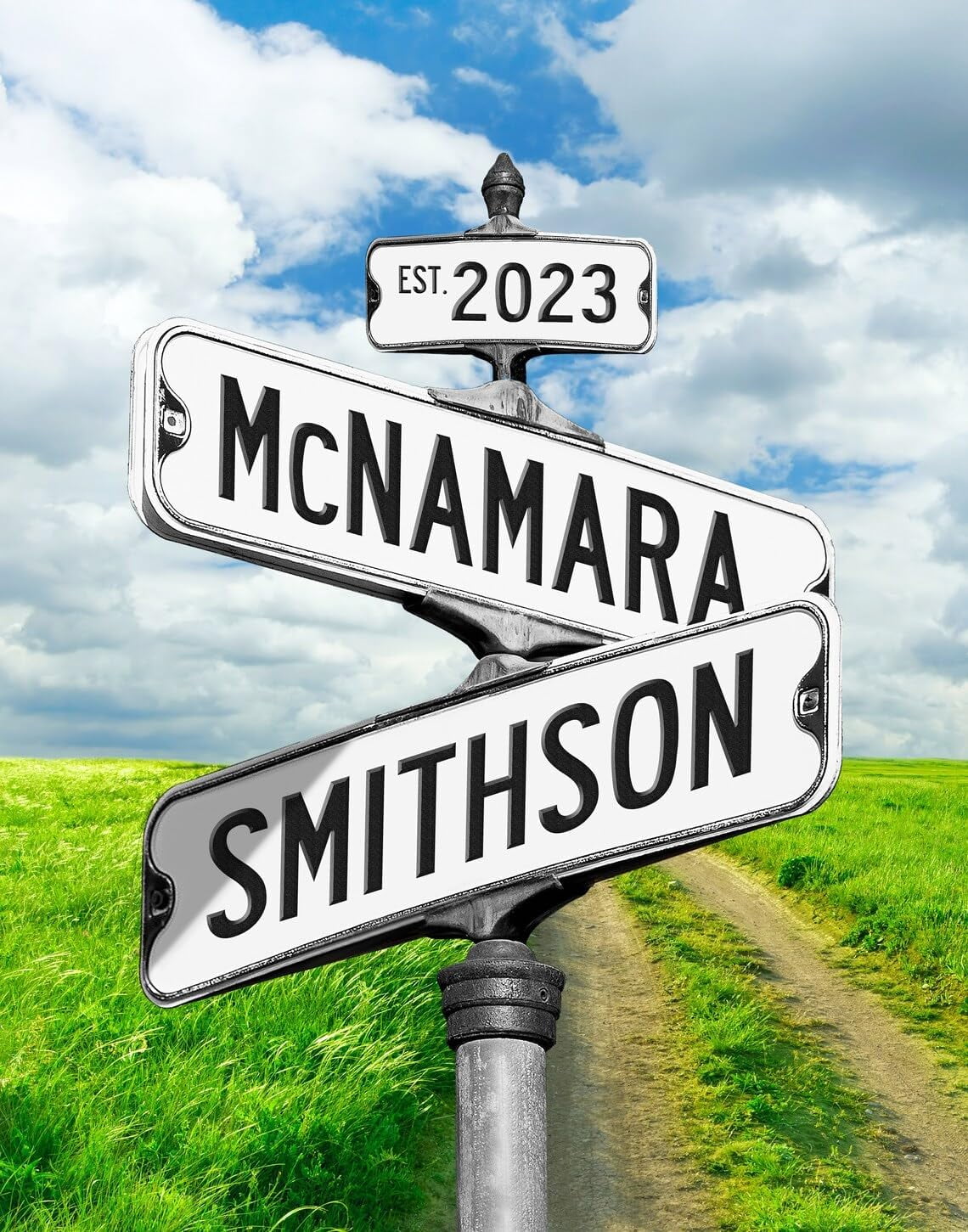 AVOI Personalized Name Vintage Street Sign Poster, Custom Name ...