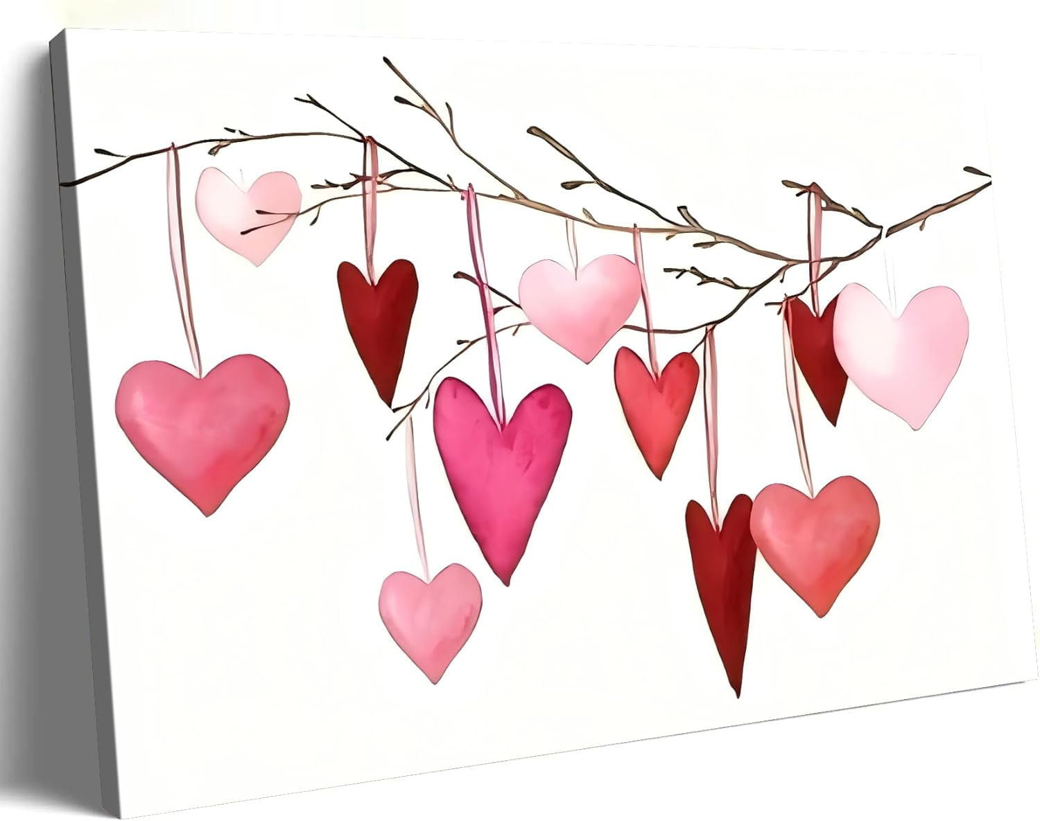 AVOI Popular Heart Canvas Art Prints, Valentine's Day Picture for ...