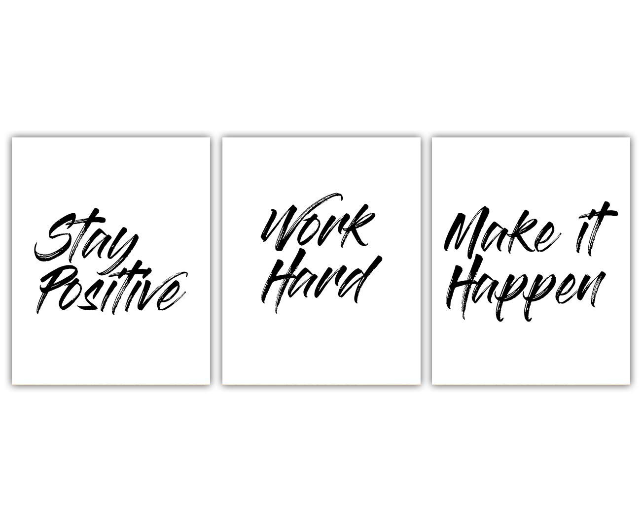 AVOI Positive Affirmations Wall Decor for Kids: "Stay Positive, Work ...