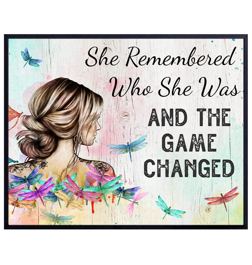 AVOI Positive Quotes Boho Wall Decor-Inspirational Quotess for Women ...