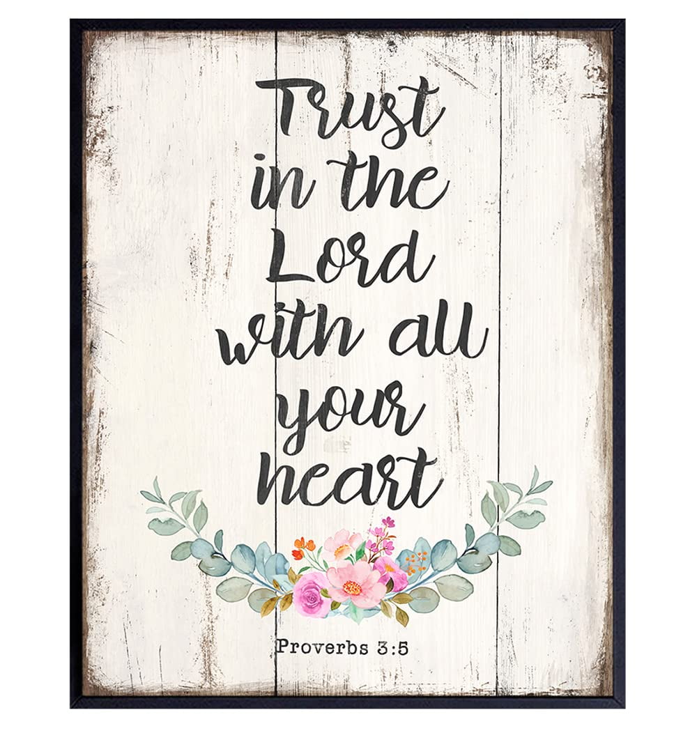 AVOI Proverbs 3 5-6-Trust In The Lord With All Your Heart-Religious ...