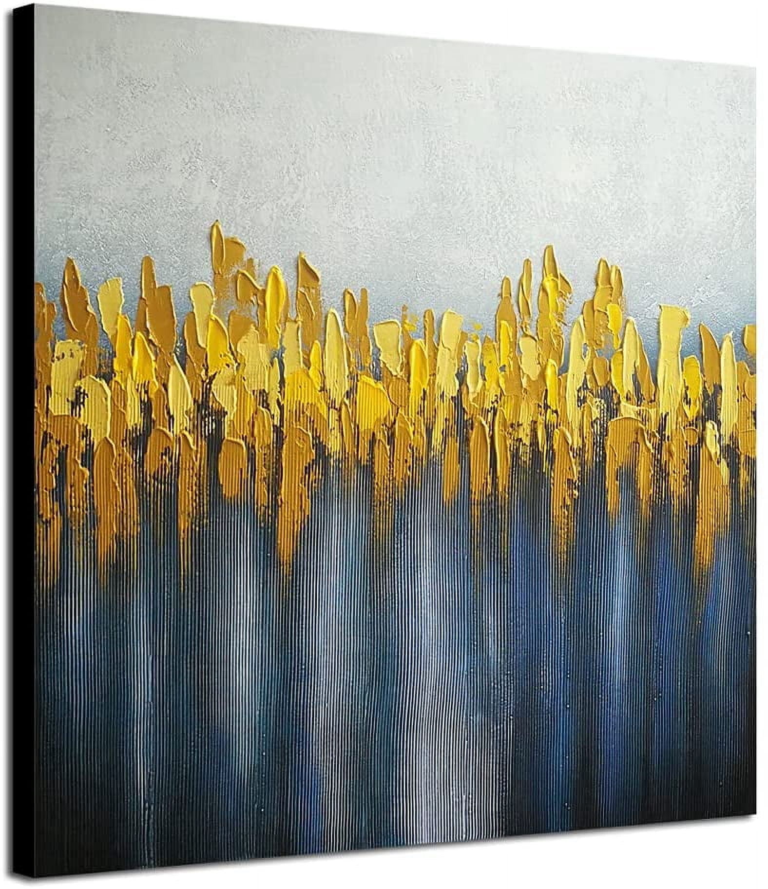 AVOI Pure Hand-Painted Paintings on Canvas Abstract Canvas Wall Art for ...