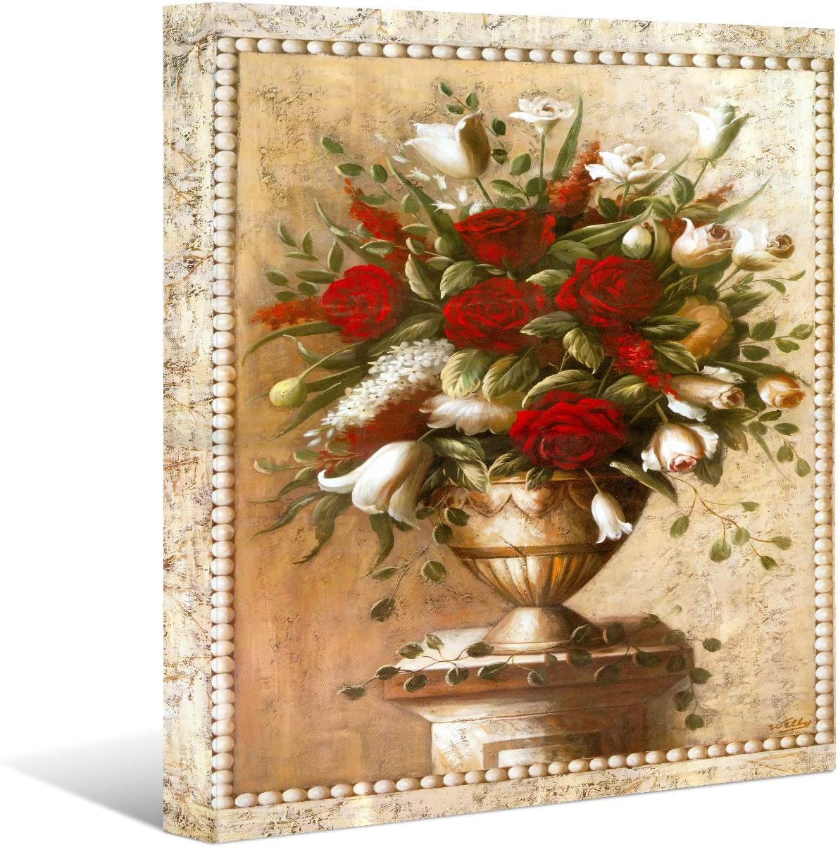 AVOI Red Roses Art Painting Reproductions.Giclee Canvas Print Wall Art ...