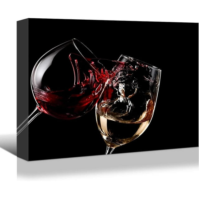 AVOI Red Wine Canvas Wall Art for Kitchen Canvas Prints Artwork Dining ...