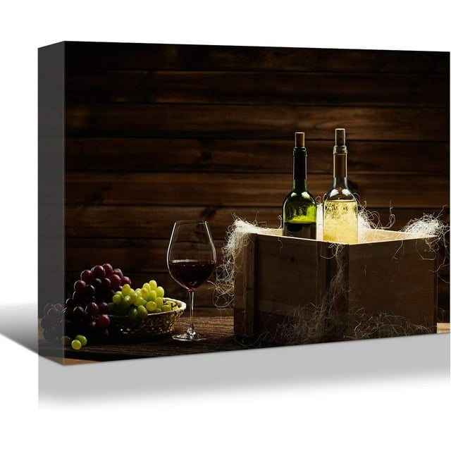 AVOI Red Wine Canvas Wall Art for Kitchen Canvas Prints Artwork Dining ...