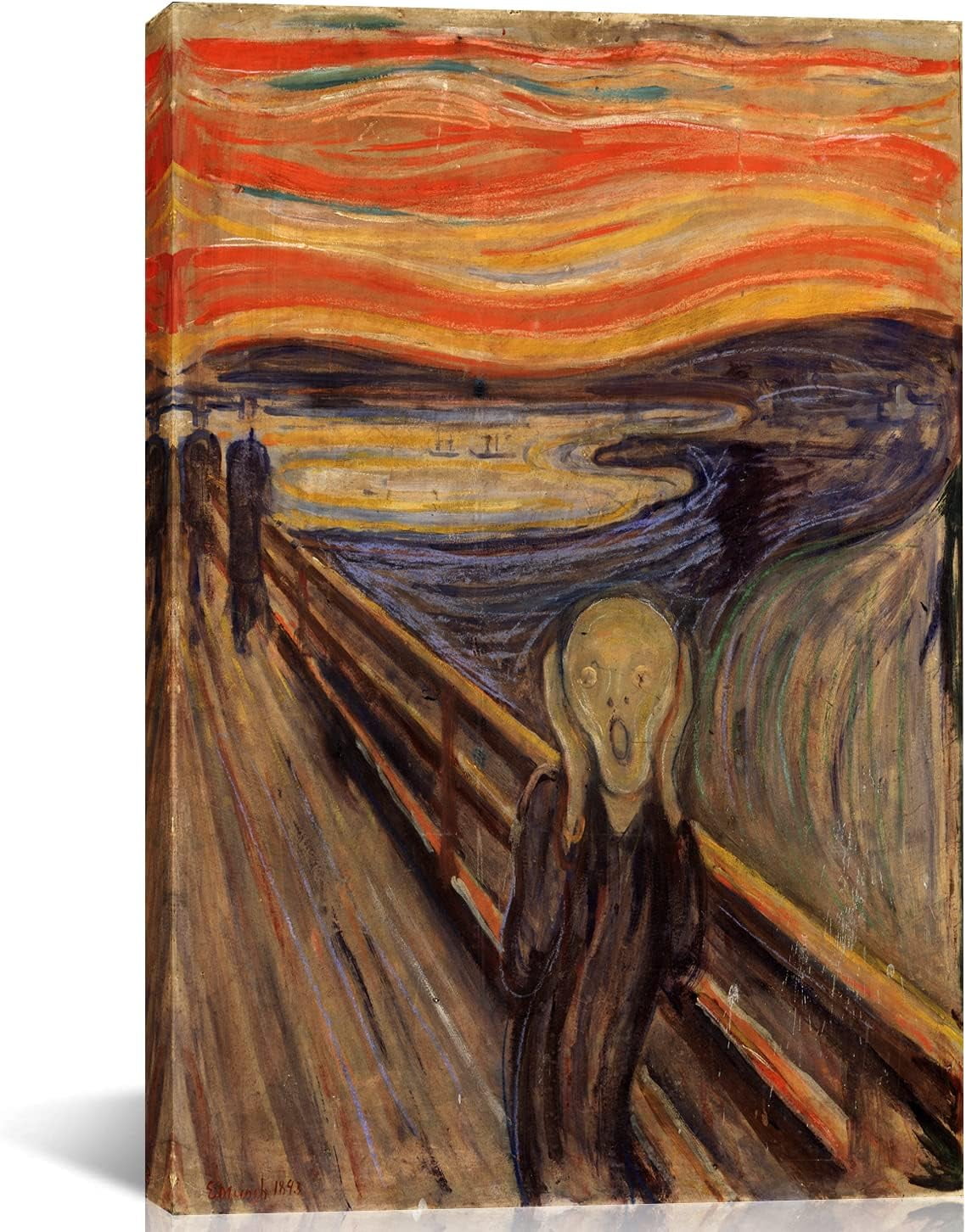 AVOI The Scream by Edward Munch World's Famous Paintings Reproduction ...