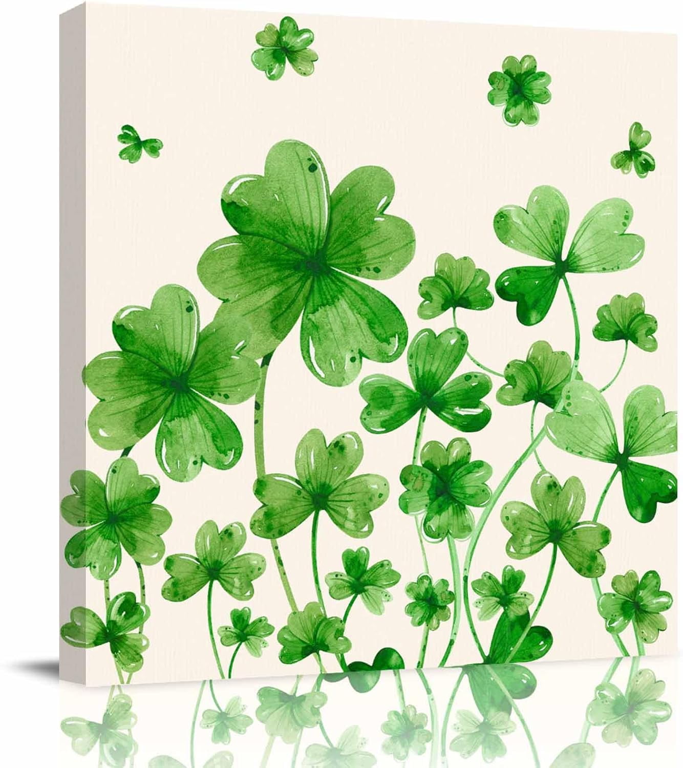 AVOI St. Patrick's Day Unframed Canvas Wall Art for Living Room Lucky ...