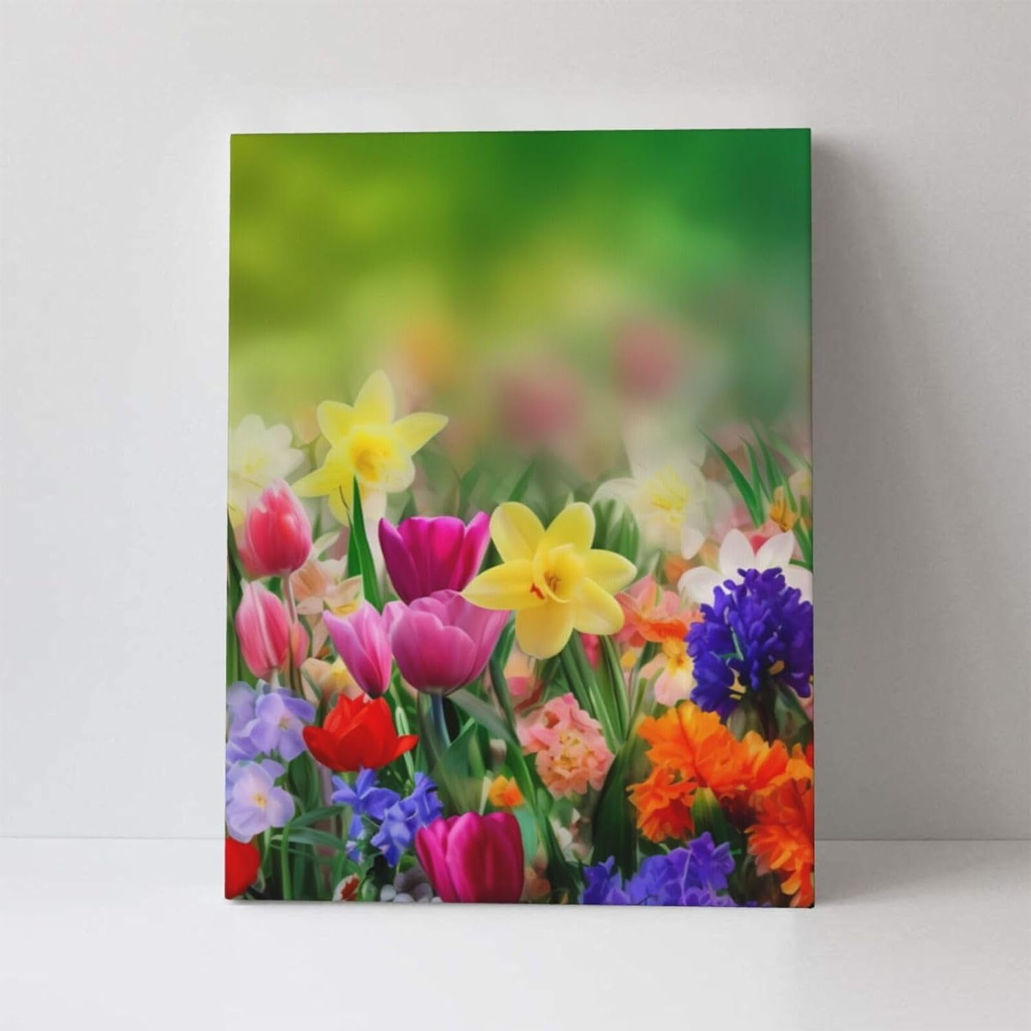 AVOI Summer Colorful Flowers Gifts Winter Snowflakes Canvas Wall Art ...