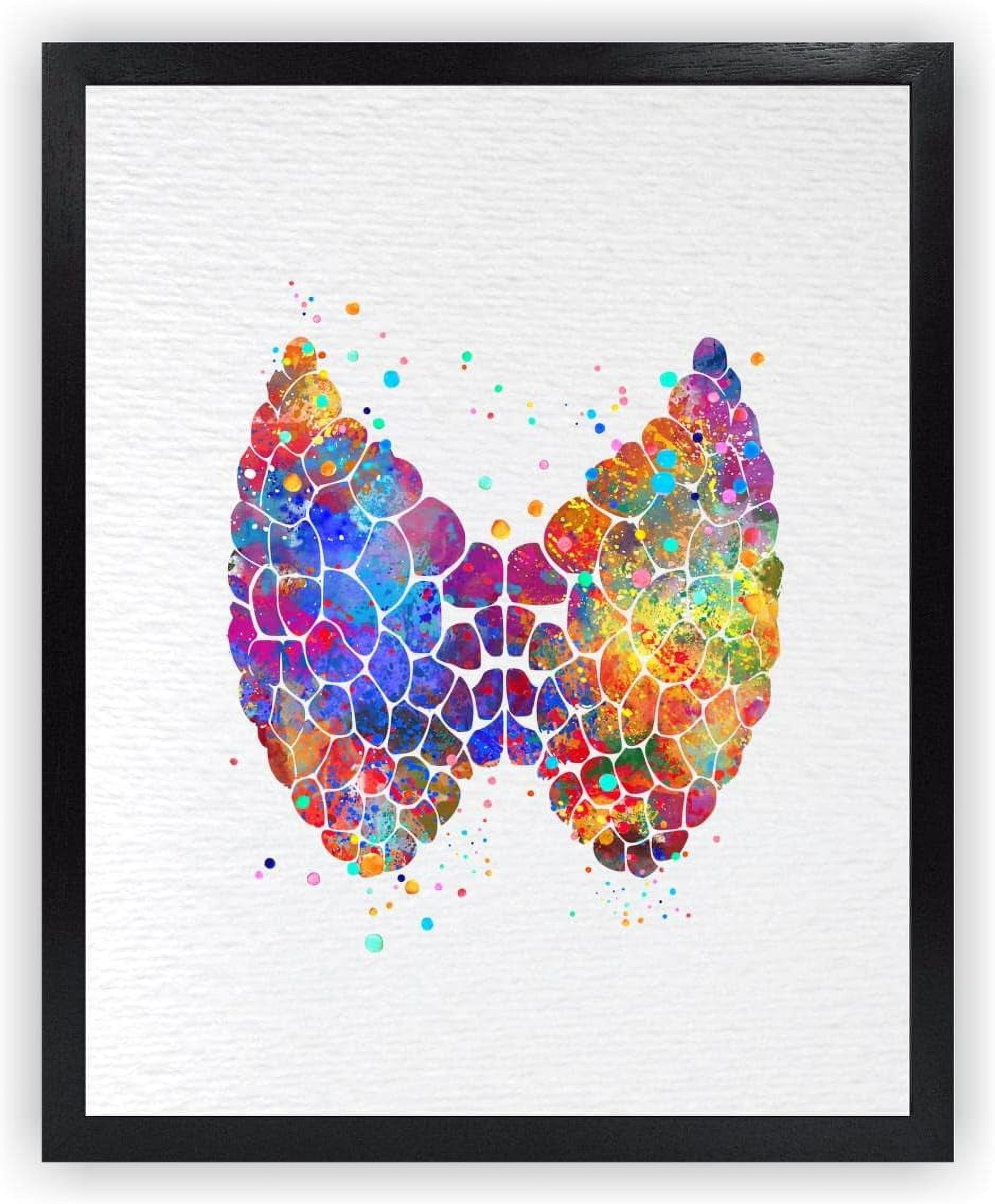 AVOI Thyroid Gland Anatomy Human Body Abstract Medical Art Science ...