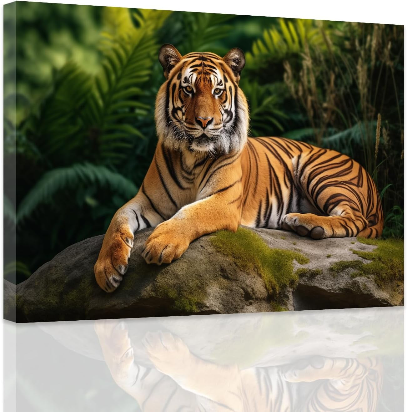 AVOI Tiger Canvas Wall Art Wildlife Pictures Wall Decor Wild Animal ...