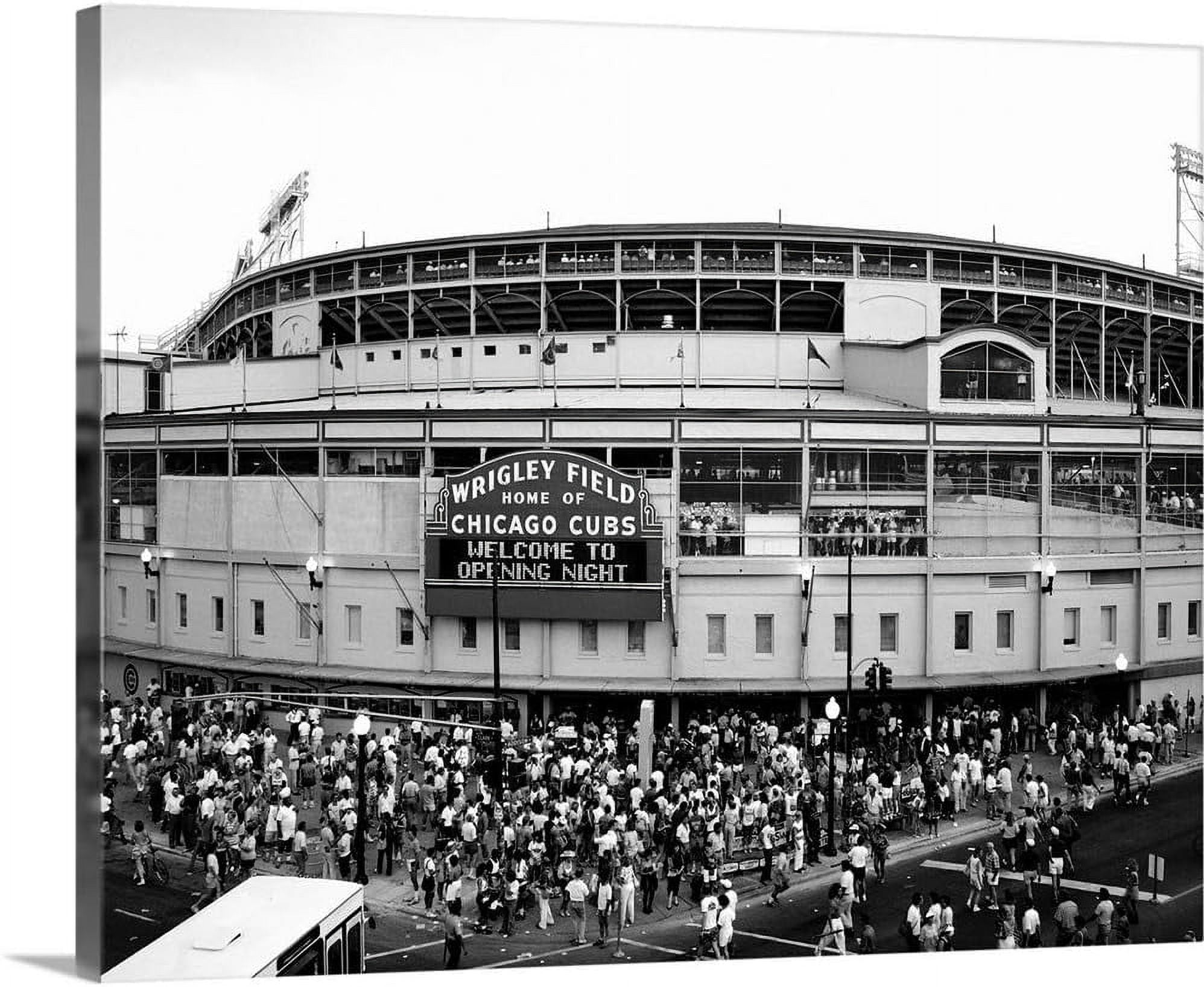 AVOI Tourists Outside a Baseball Stadium At Opening Night, Wrigley ...