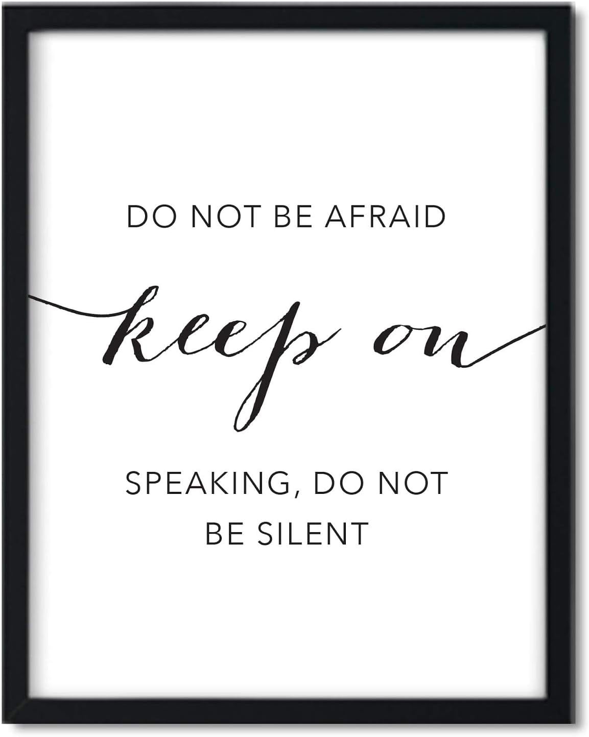AVOI Unframed Black White Wall Art Decor Poster Print, Bible Verses ...