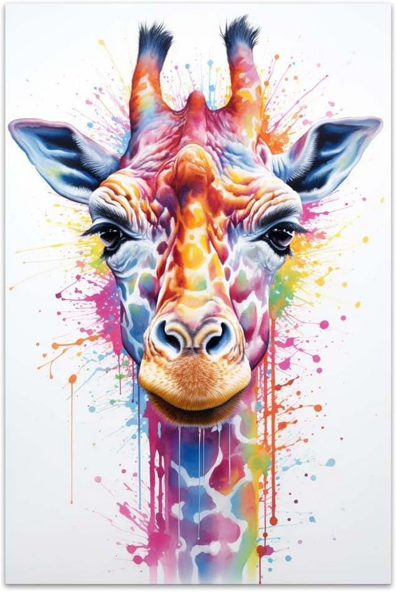 AVOI Unframed Canvas Wall Art For Bedroom Office Wall Decor, 12x8in ...