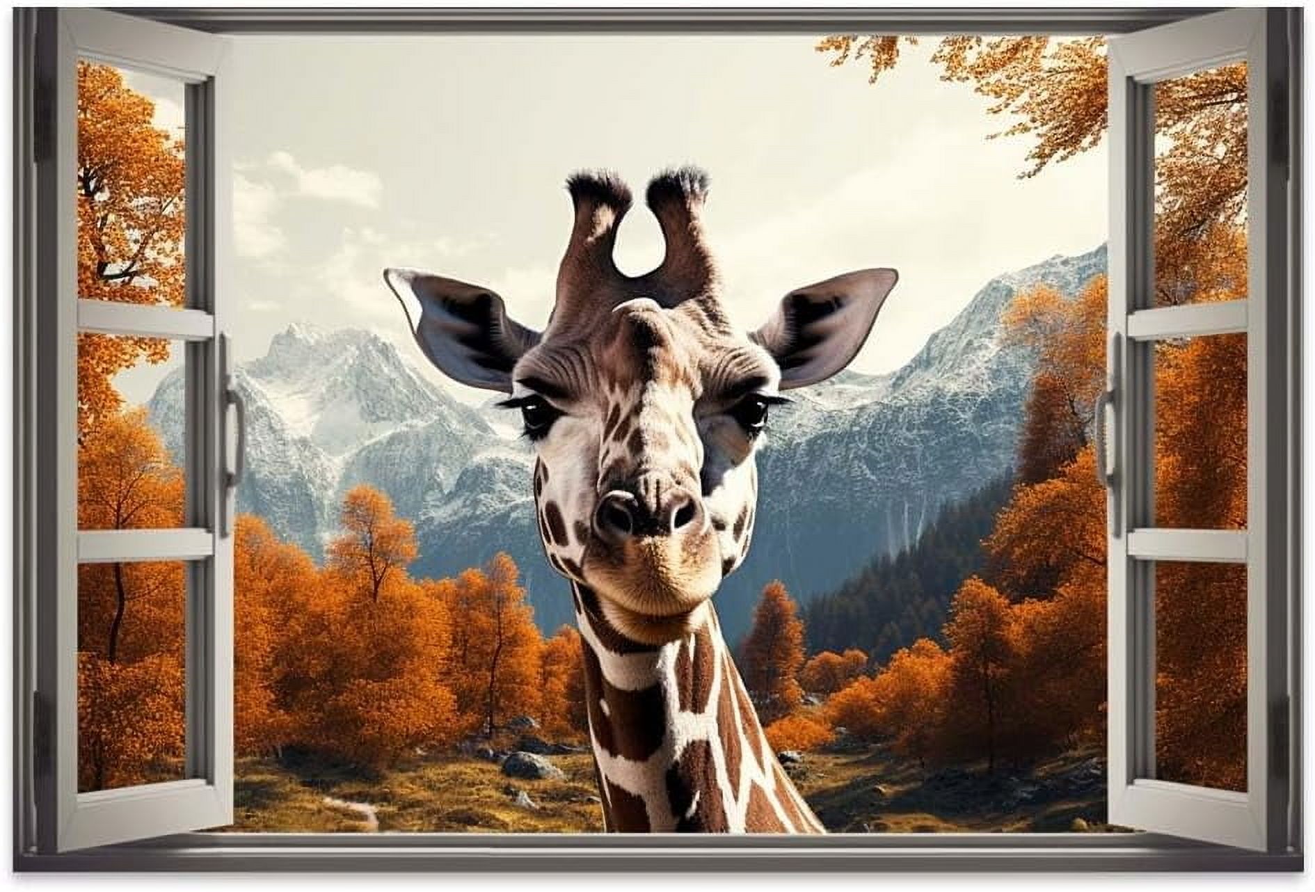 AVOI Unframed Canvas Wall Art For Bedroom Office Wall Decor, 36x24in ...