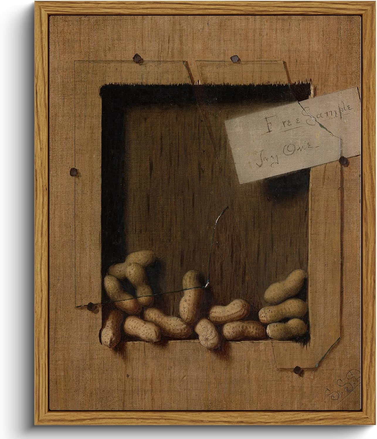 AVOI Unframed Canvas Wall Art Home Decor Vintage Peanuts Still Life Art ...