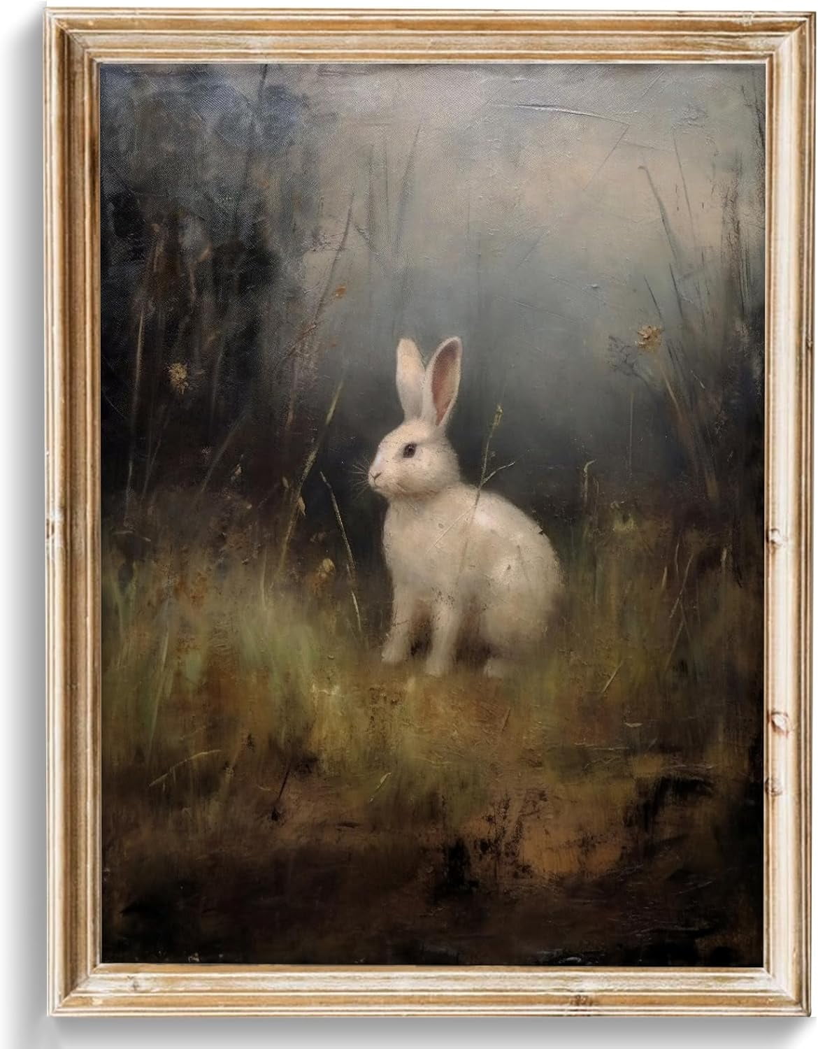 AVOI Vintage Bunny Easter Wall Art Prints, Vintage Wild Hare Rabbit ...