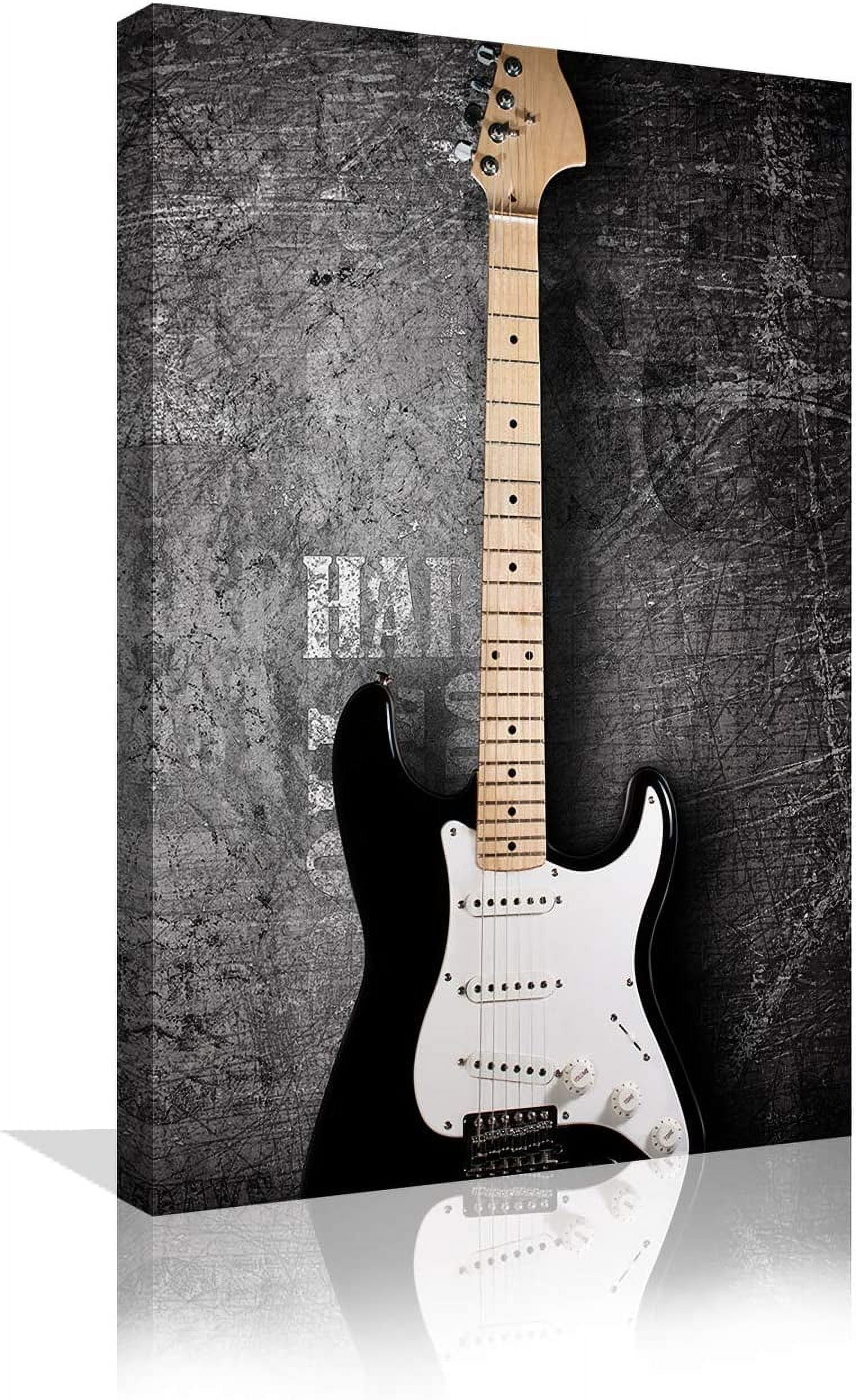 AVOI Vintage Guitar Music Canvas Wall Art Posters Prints Paintings ...