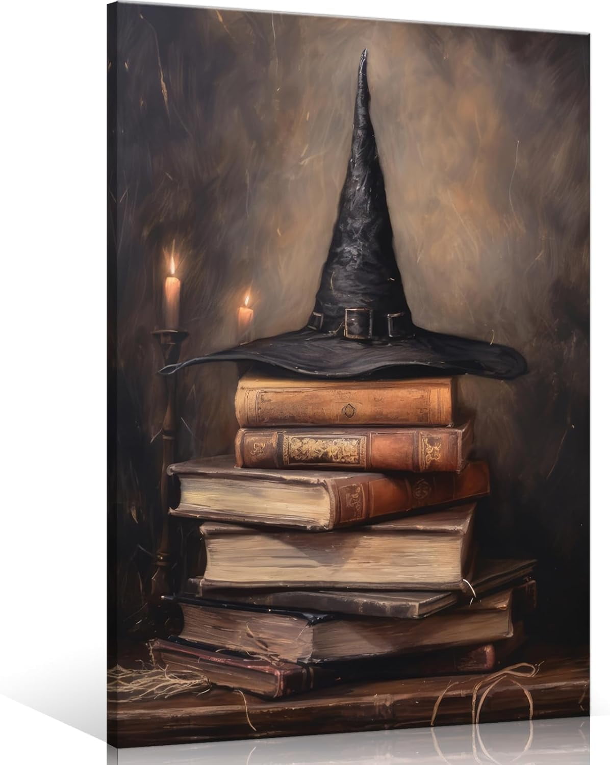 AVOI Vintage Halloween Canvas Wall Art, Witchy Spells Halloween ...