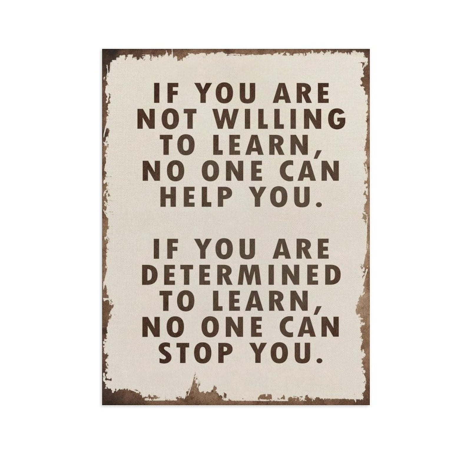 AVOI Vintage Motivational Wall Art Poster, Men Office Artwork Wall ...