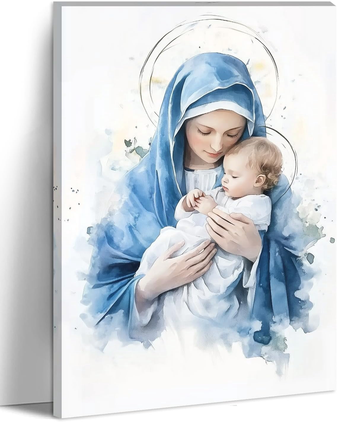 AVOI Virgin Mary Canvas Prints Catholic Wall Decor Mother of Jesus ...