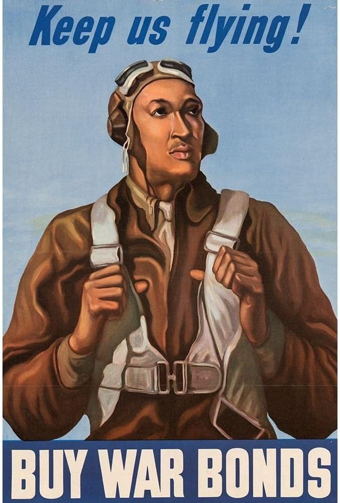 AVOI WWII Keep us Flying-Buy War Bonds Art Print Poster by U.S ...