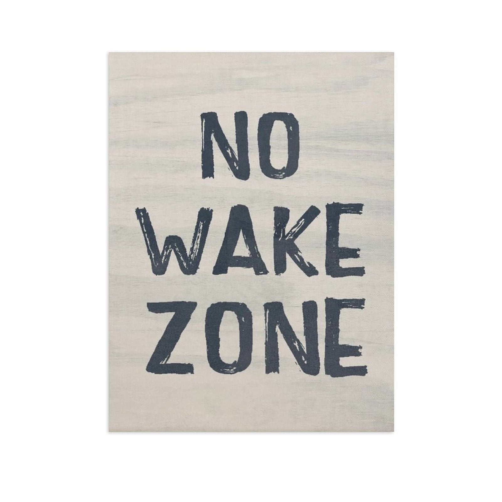AVOI No Wake Zone Sign Poster, Lake House Decor, Nautical Ocean Wall ...
