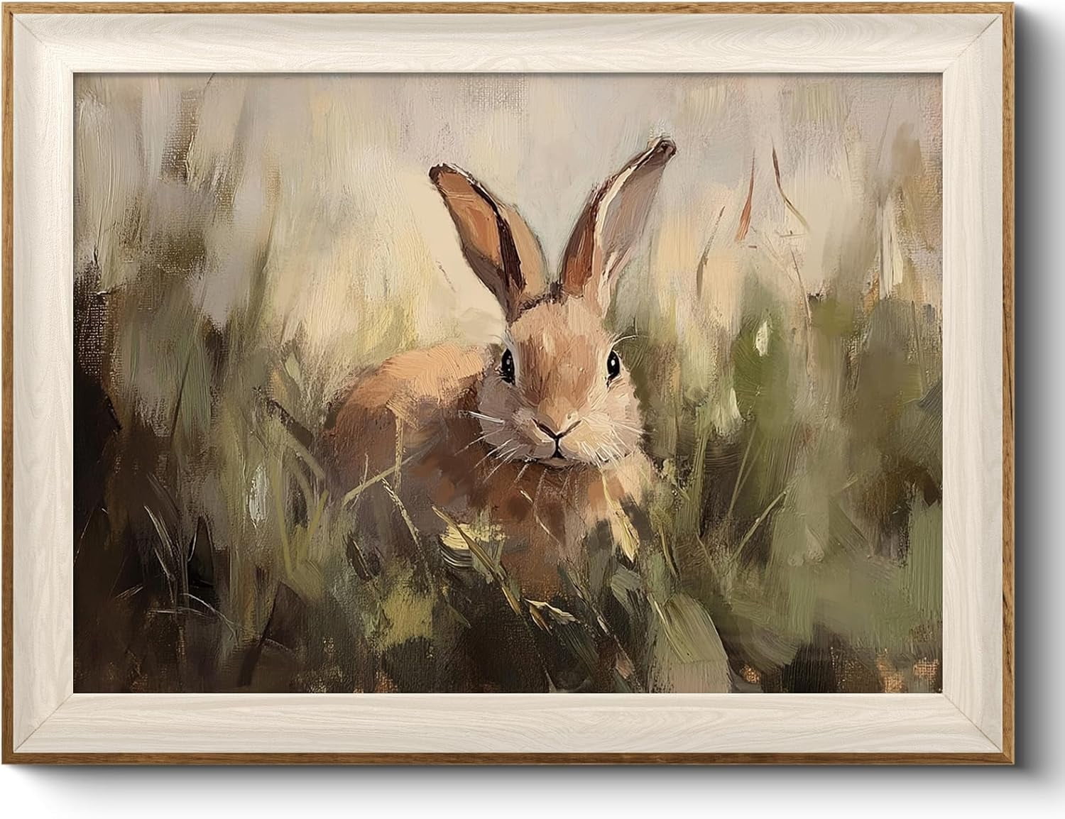 AVOI Wall Art for Living Room, Rabbit Canvas Prints Vintage Home Decor ...